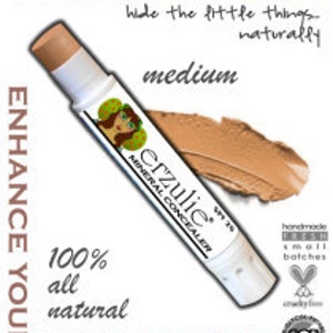 Organic Concealer Stick in MEDIUM | Natural Mineral Cream Concealer ...