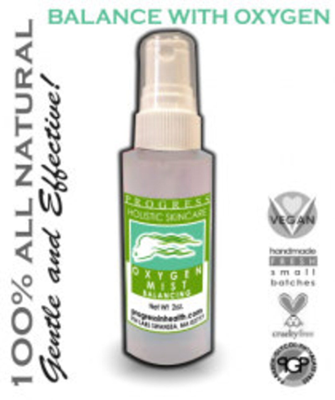 Organic Facial Toner With Oxygen | Vegan Skin Care With Hyaluronic Acid ...