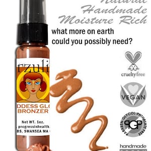 Organic Liquid Bronzer | Acne Safe Makeup | Vegan Non-comedogenic ...