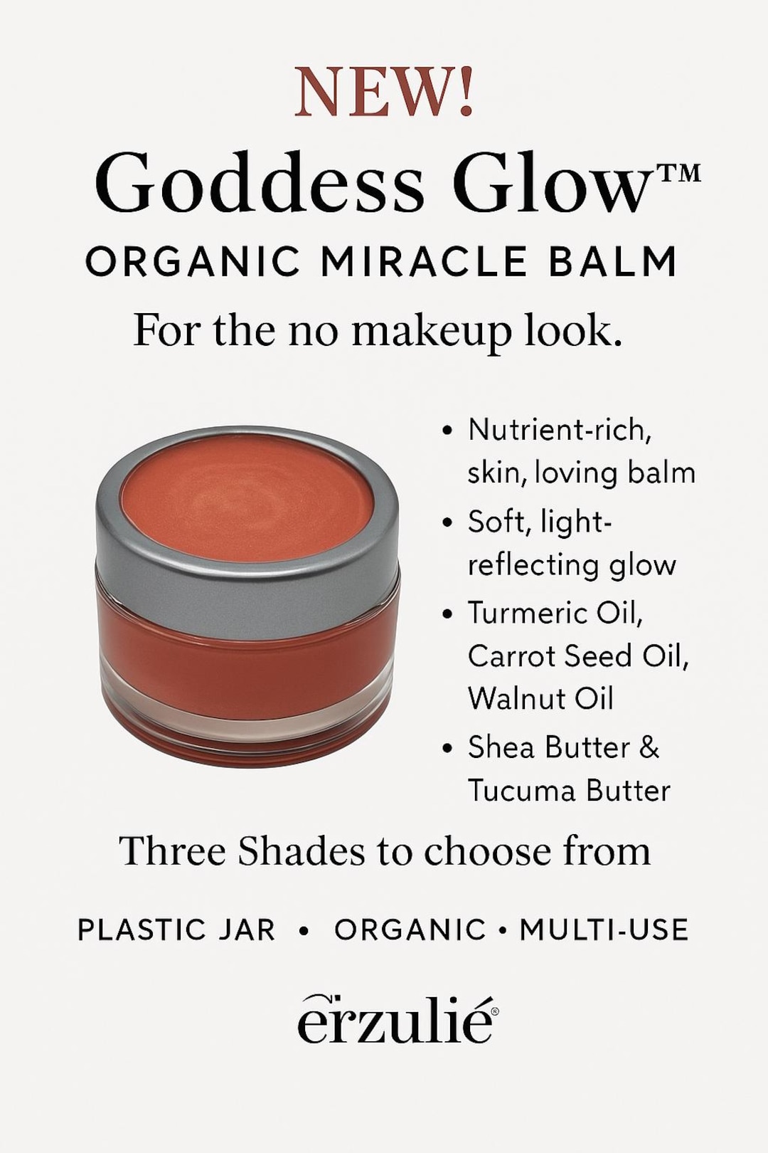 Organic Miracle Balm | Tinted Face Balm | Goddess Glow Multi-tasking ...