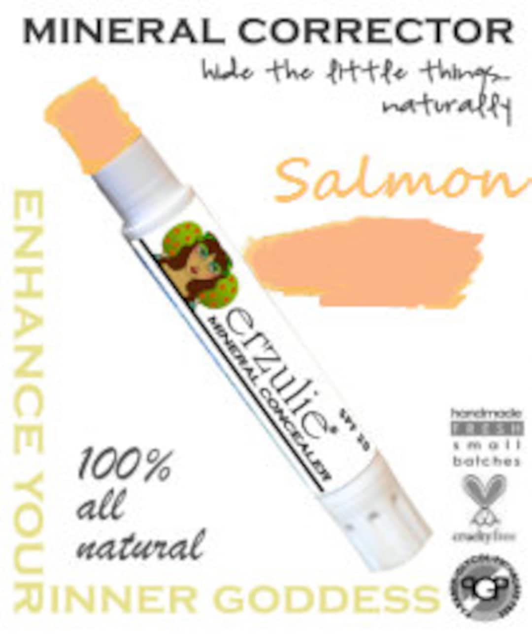 Organic Corrector Stick in Salmon| Natural Makeup| Gluten Free| Acne ...