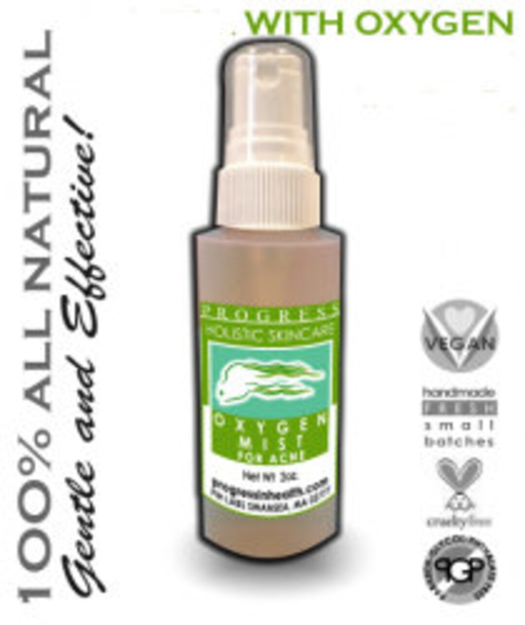 Natural Clarifying Oxygen Facial Mist With Tea Tree and Neem Vegan All ...