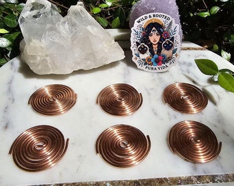 16ga Copper Coils for Orgonite, Energy Healing, Protection, Spiritual ...
