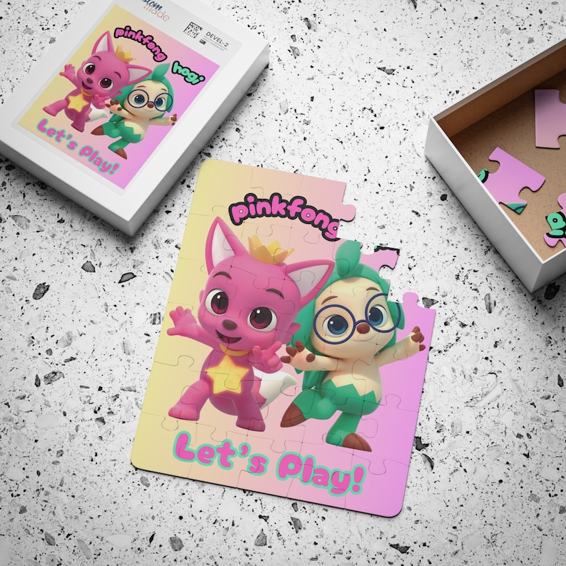 Pinkfong and Hogi Kids' Puzzle, 30-piece - Etsy