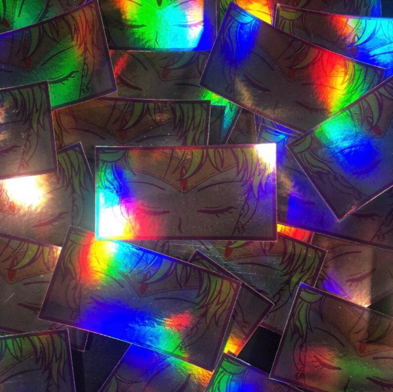 Holographic Sailor Moon Sticker - Etsy