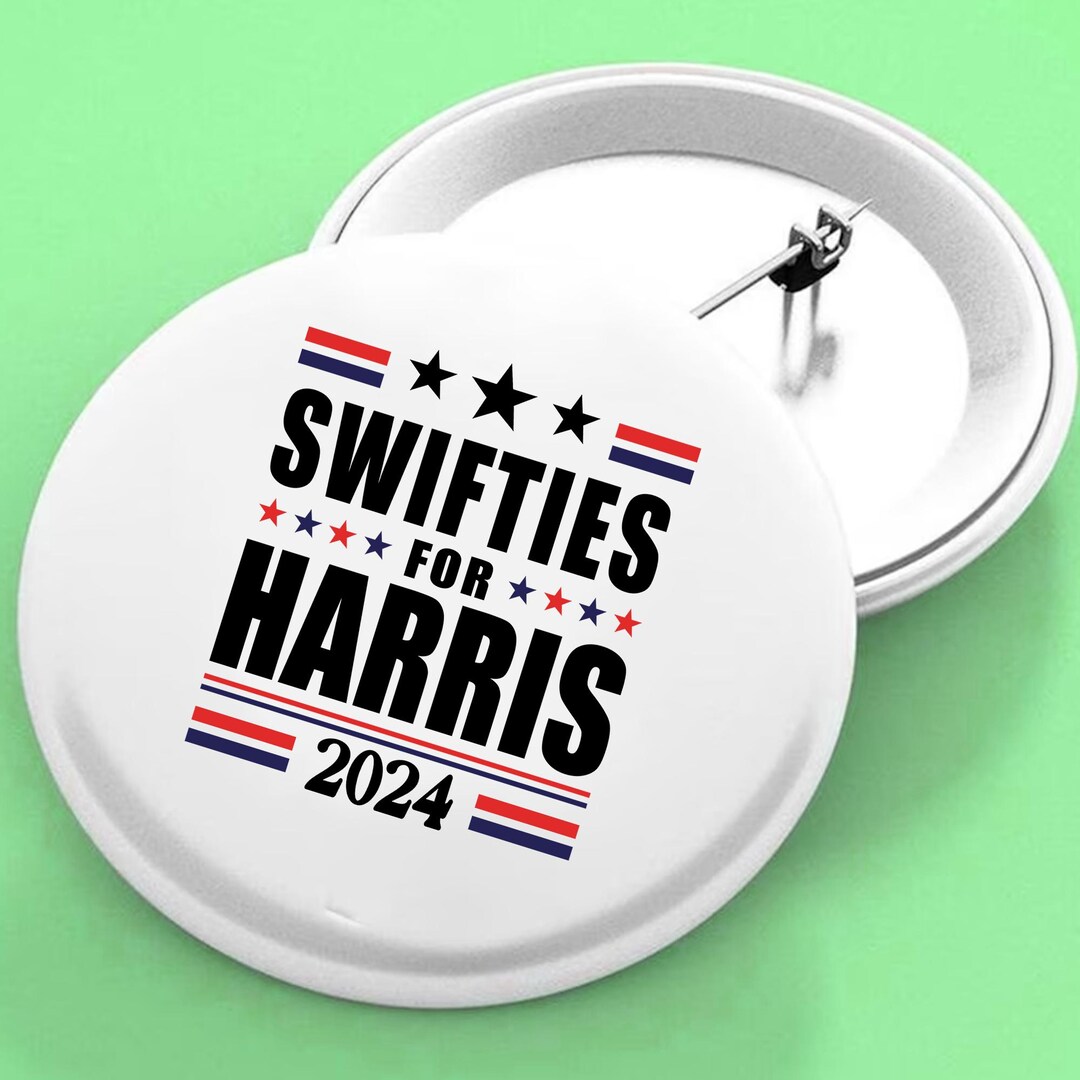 Swifties for Harris 2024 Button, Kamala Pin Button, Election Button ...
