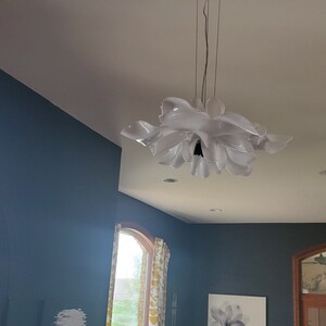 NEW- Acrylic Flower LED Light Pendant - Etsy