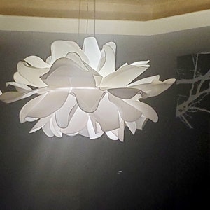 NEW- Acrylic Flower LED Light Pendant - Etsy