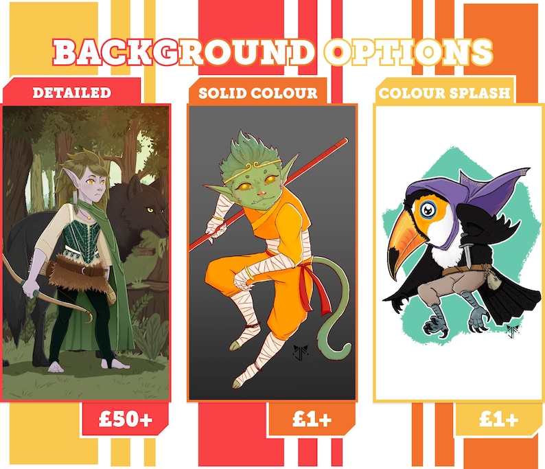 Custom Dnd Character Art Animal Companion Available Dnd Characters for ...