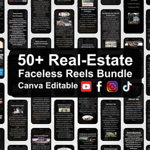 50 Real Estate Video Reel Templates, Real Estate Marketing, Real Estate ...