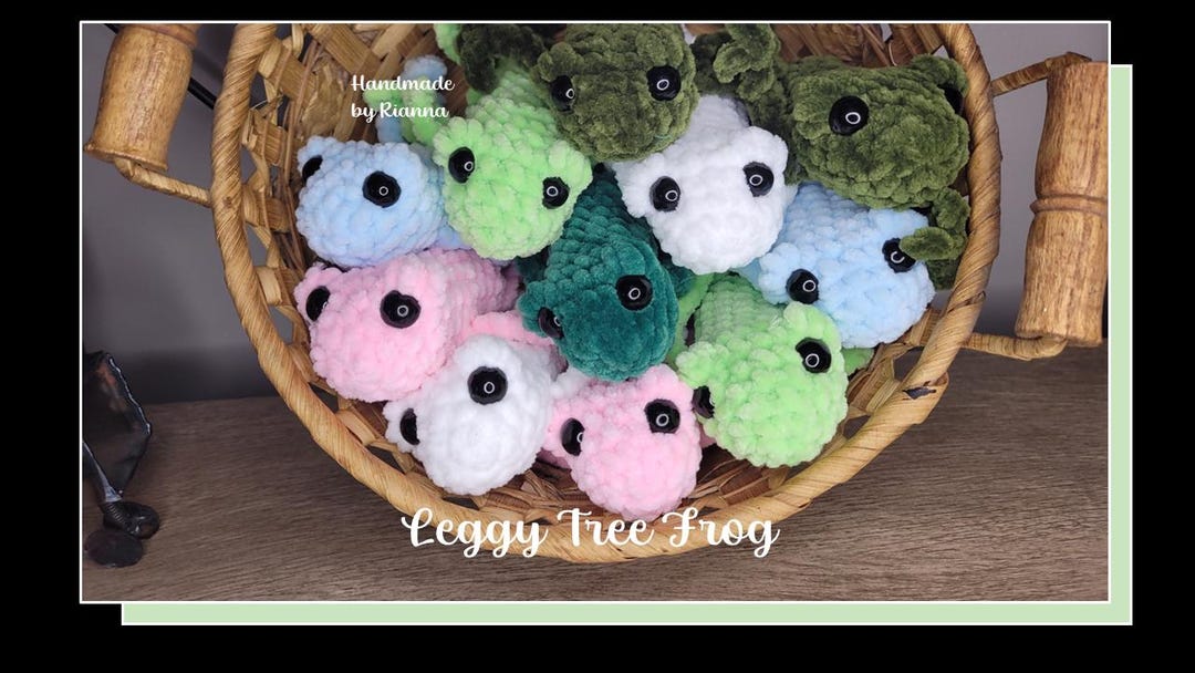 Leggy Tree Frog Crochet Pattern - Etsy