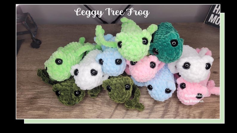 Leggy Tree Frog Crochet Pattern - Etsy
