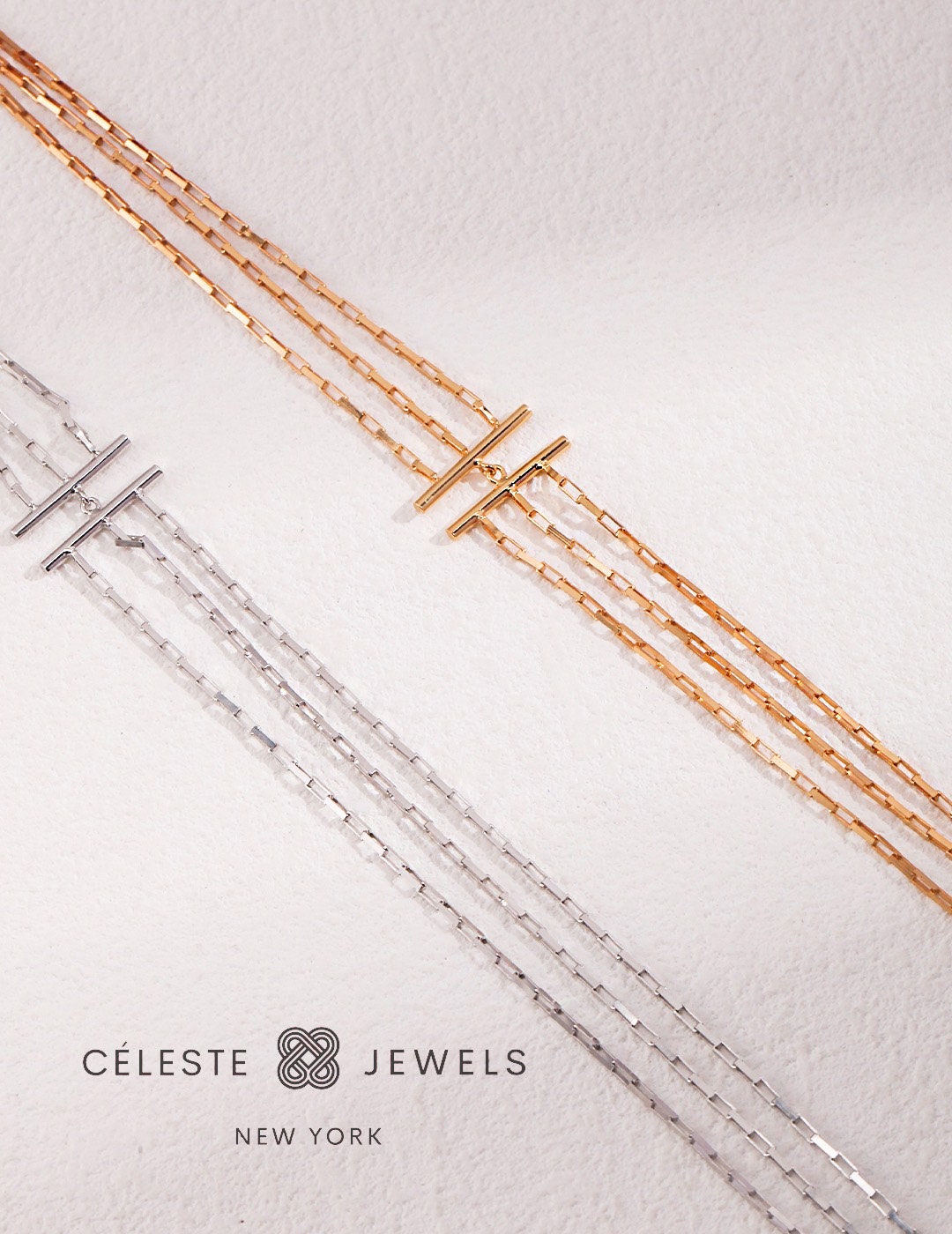 Sterling Silver Simple Chain Necklace - Etsy