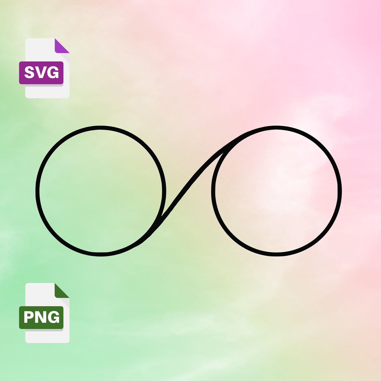 Wicked SVG File; Elphaba Glasses; SVG File: Digital Download for ...