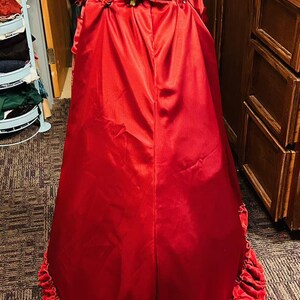 Handmade Victorian-inspired Red Ball Gown - Etsy