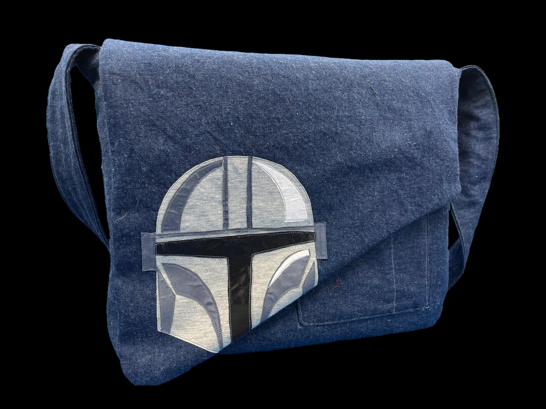 Mandalorian-inspired Handmade Canvas Satchel and Laptop Sleeve - Etsy