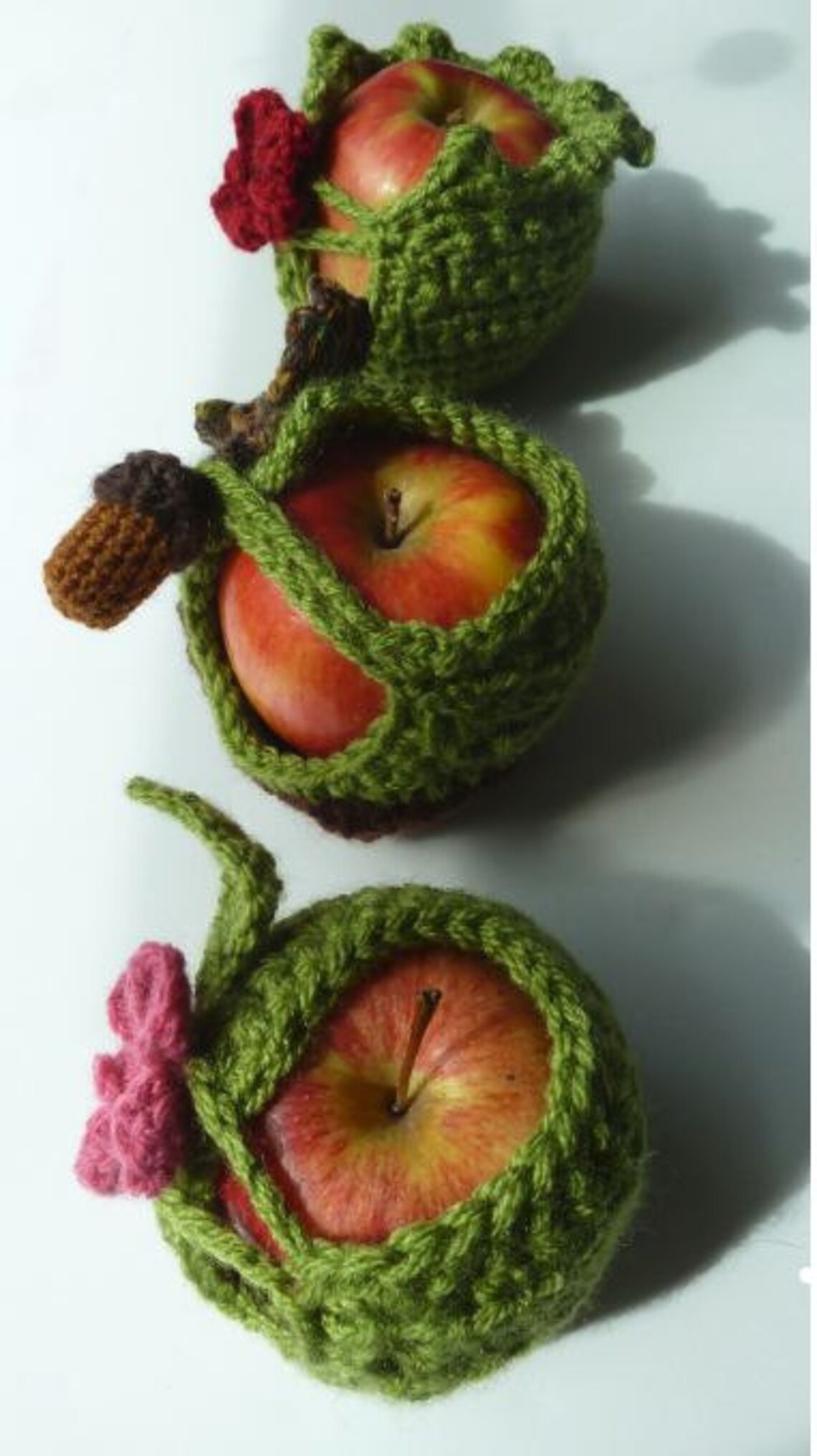 Crochet Pattern Set for Cute Apple Jacket Cozies - Perfect Teacher Gift ...