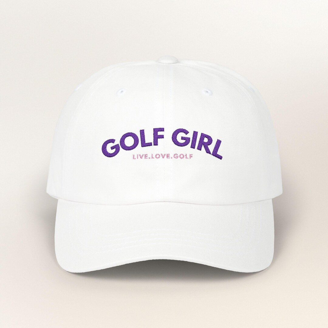 Golf Girl Classic Base Cap Embroidered Golf Cap for Golf Enthusiasts ...
