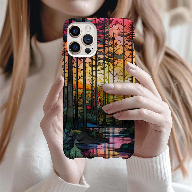 Nature Forest Phone Case for iPhone 12 13 14 15 Mini Plus Pro Max ...