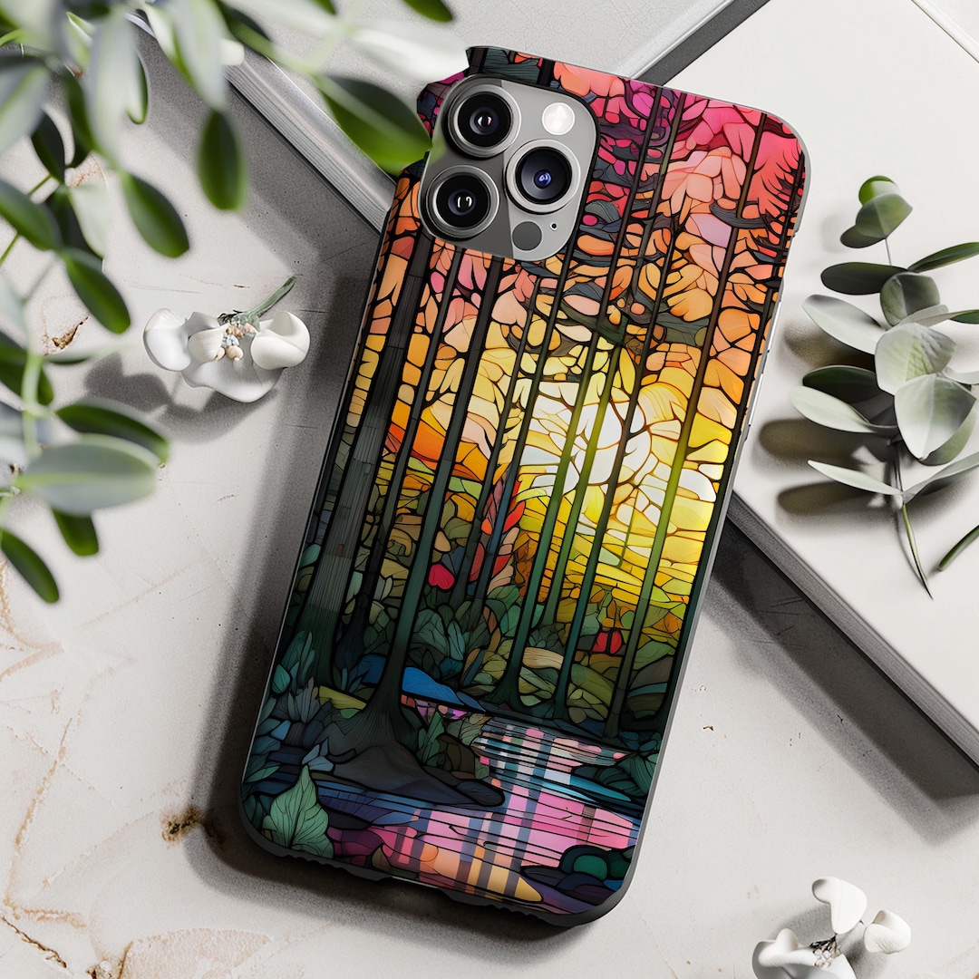 Nature Forest Phone Case for iPhone 12 13 14 15 Mini Plus Pro Max ...