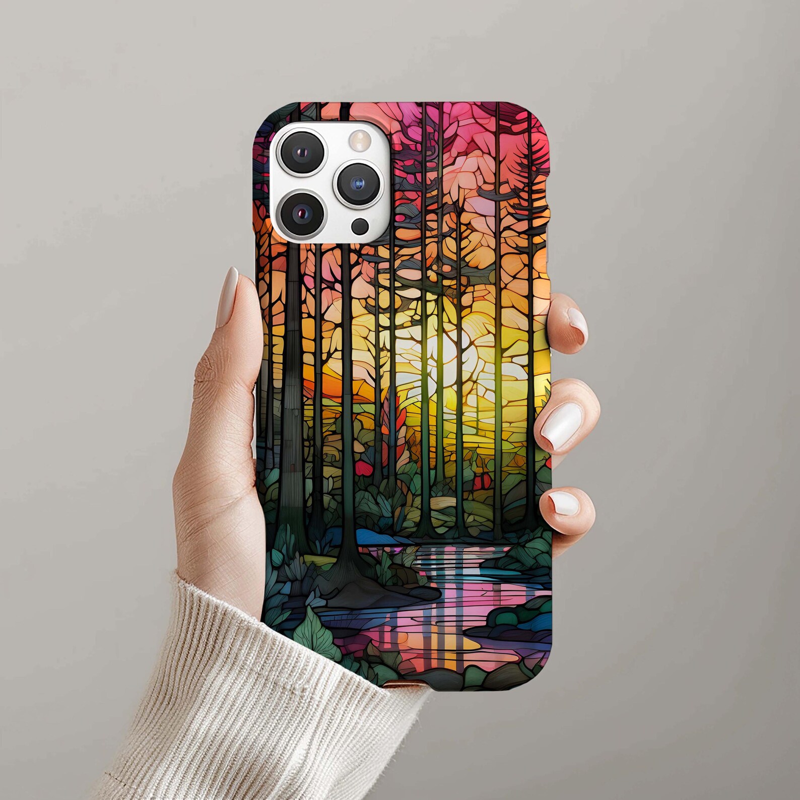 Nature Forest Phone Case for iPhone 12 13 14 15 Mini Plus Pro Max ...