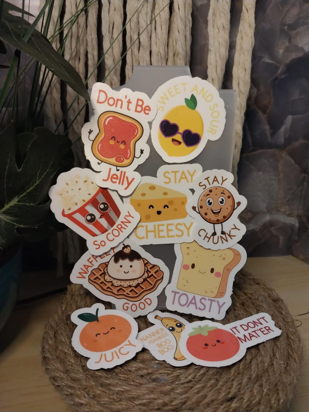 Stickers- Funny Snack Sayings - Etsy