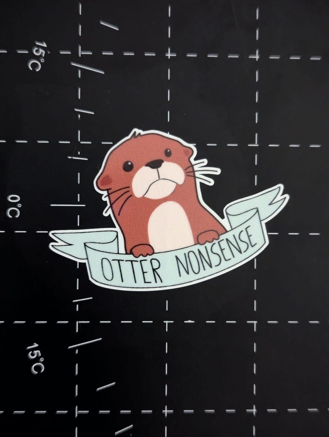 Otter Nonsense Meme Sticker, Funny Sticker, Funny Meme Decal for Water ...