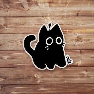 Black Cat Meme Sticker Pack, Funny Sticker, Funny Meme Decal for Water ...