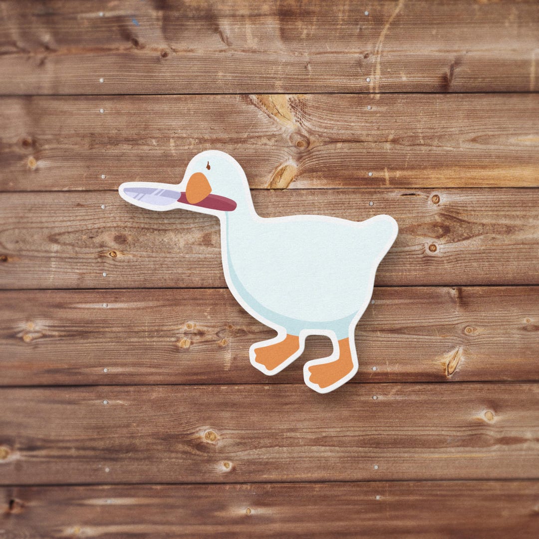 Angry Goose Meme Sticker, Funny Sticker, Funny Meme Decal for Water ...