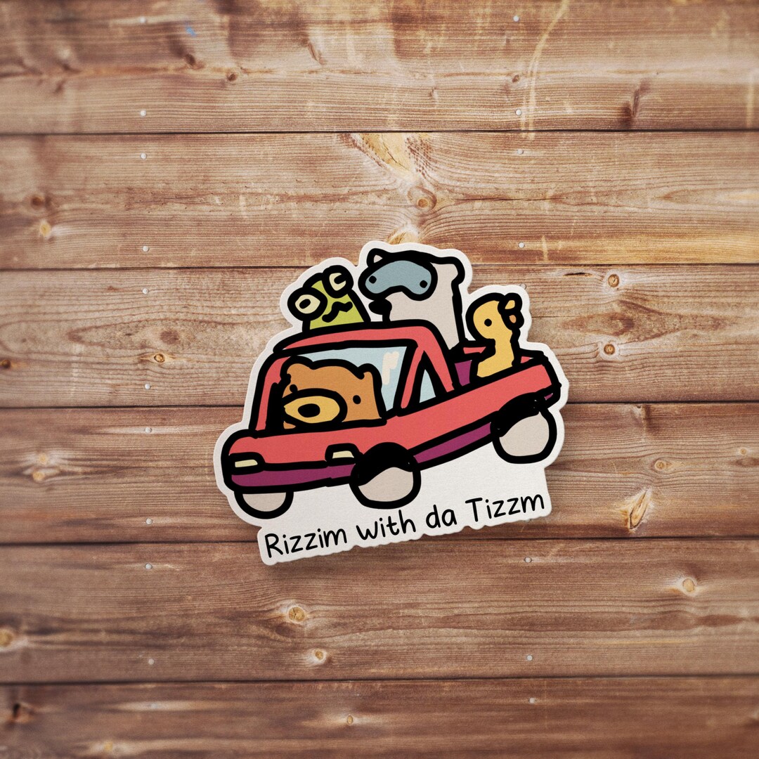 Autism Rizz Meme Sticker, Funny Sticker, Funny Meme Decal for Water ...