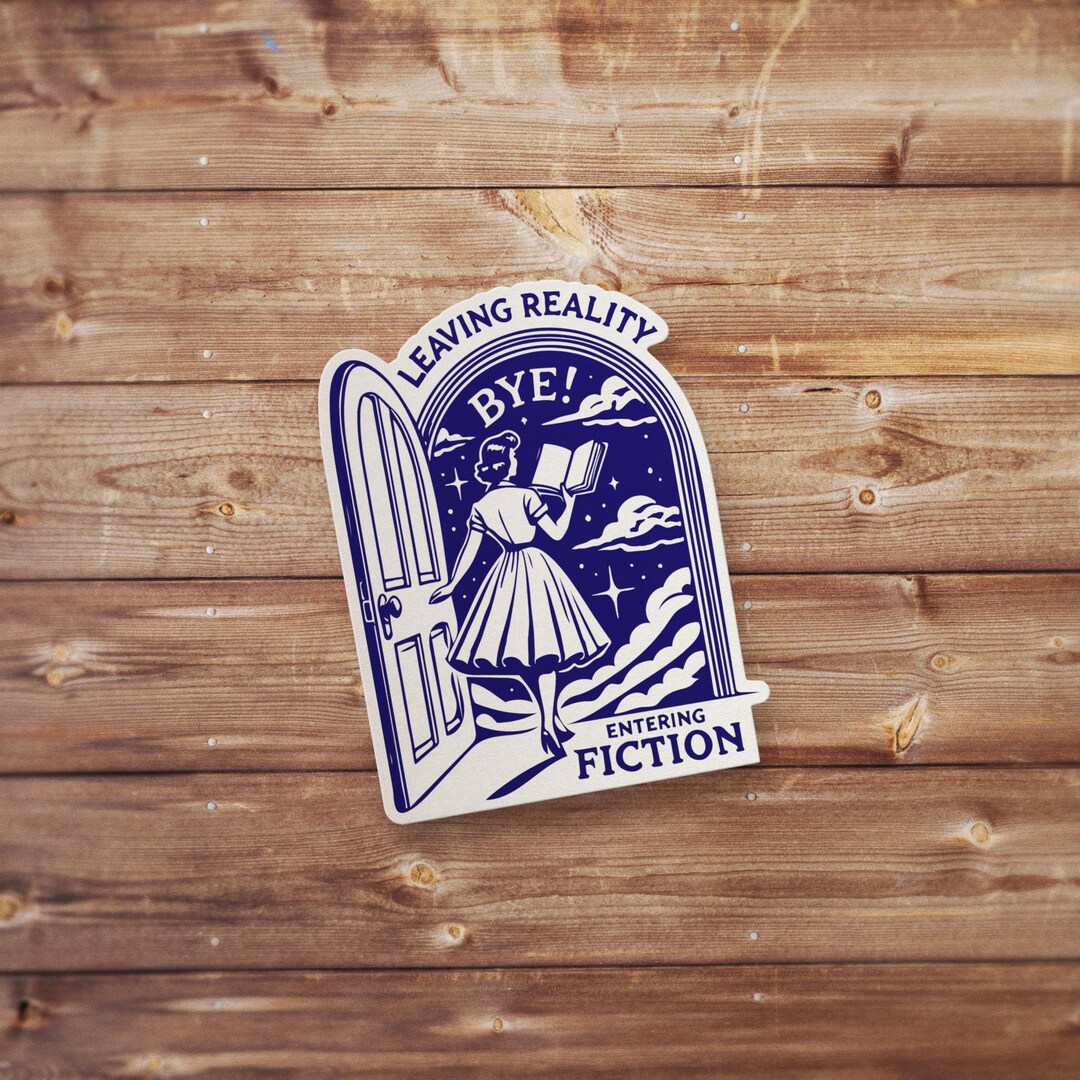 Leaving Reality Book Stickers | Booktok Reader Tbr Humor Waterproof ...