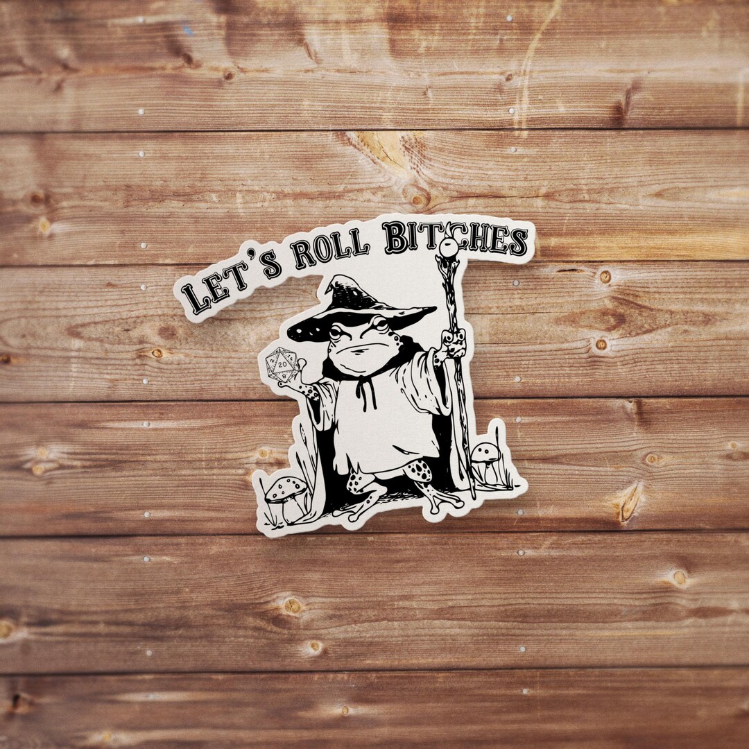 Let's Roll Meme Sticker, Funny Sticker, Funny Meme Decal for Water ...