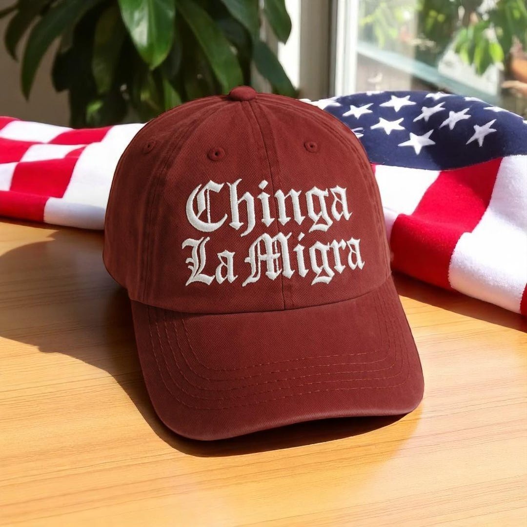 Embroidered Chinga La Migra Hat, Chinga La Migra Cap, Abolish Ice ...