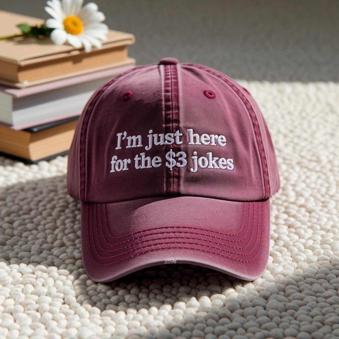 Embroidered "three Dollar Struggle Meal" Hat, Political Activism Cap - Etsy
