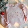 Personalized Embroidered Nana Sweatshirt, Nana Applique Sweatshirt ...