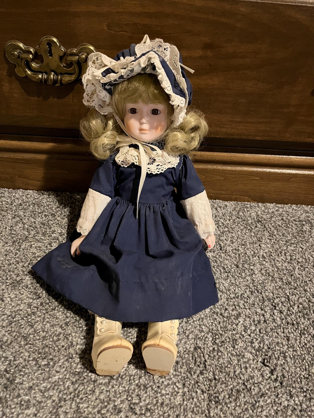 Doll With Blue Dress Vessel 2 - Etsy