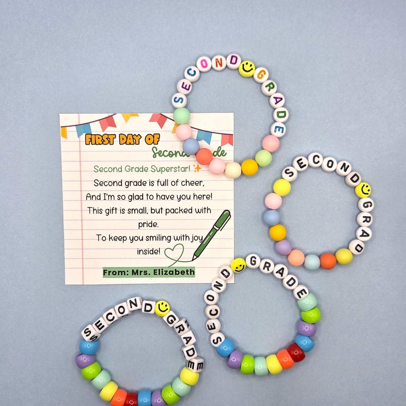 First Grade Bracelet Kits - Etsy