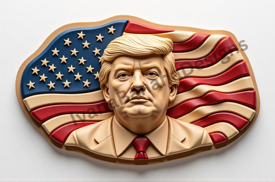 Donald Trump Stl File for Relief Carve Cnc High Quality Trump 3d Files ...