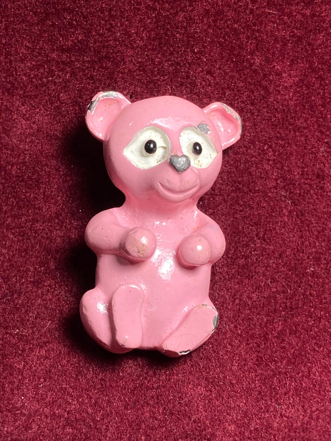 Vintage Gerry's Pink Metal Teddy Bear Brooch Pin - Etsy
