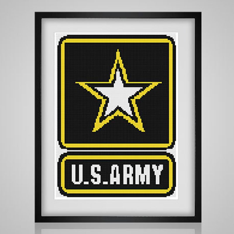 Army Cross Stitch - Etsy