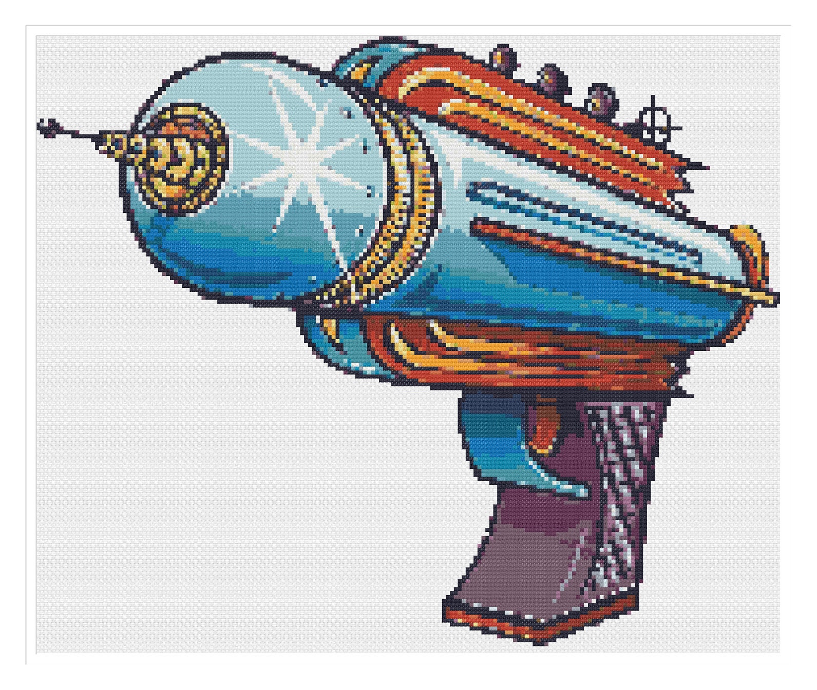 Ray Gun - PDF Cross Stich Pattern - INSTANT DOWNLOAD - Etsy