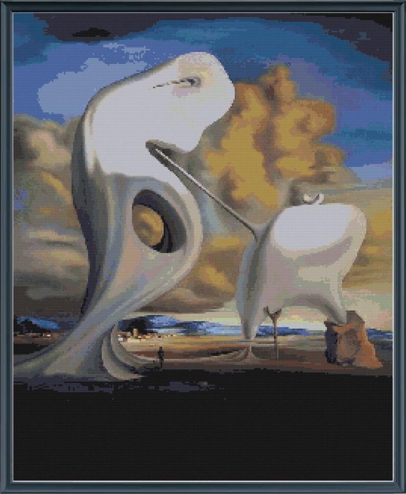 The Architectural Angelus of Millet Salvadore Dali - Etsy Denmark