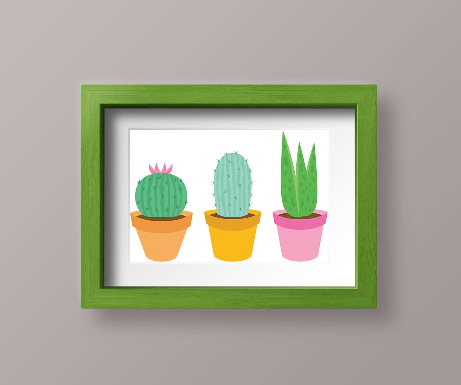 3 Cute Cacti Pdf Crossstitch Tutorial Cactus Succulent Spring Plant Desert Flower Quick Easy ...