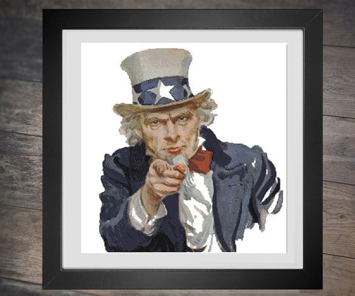Uncle Sam Wants You Us Army Recruiting Poster World War 1 - Etsy