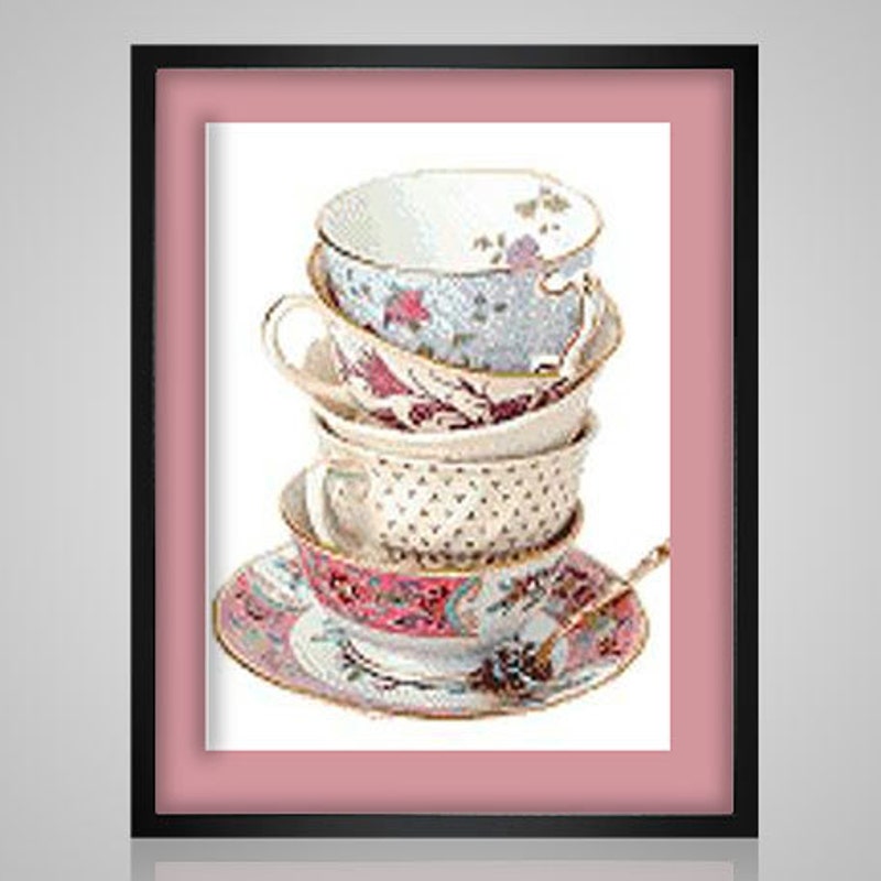 Teacup Stack - Etsy