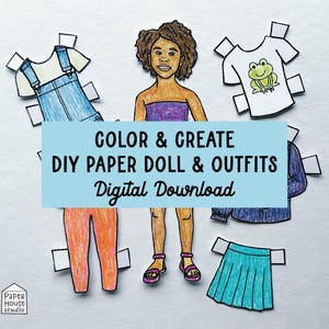 Printable Mabel Paper Doll Kit | DIY Craft Activity for Kids | US ...