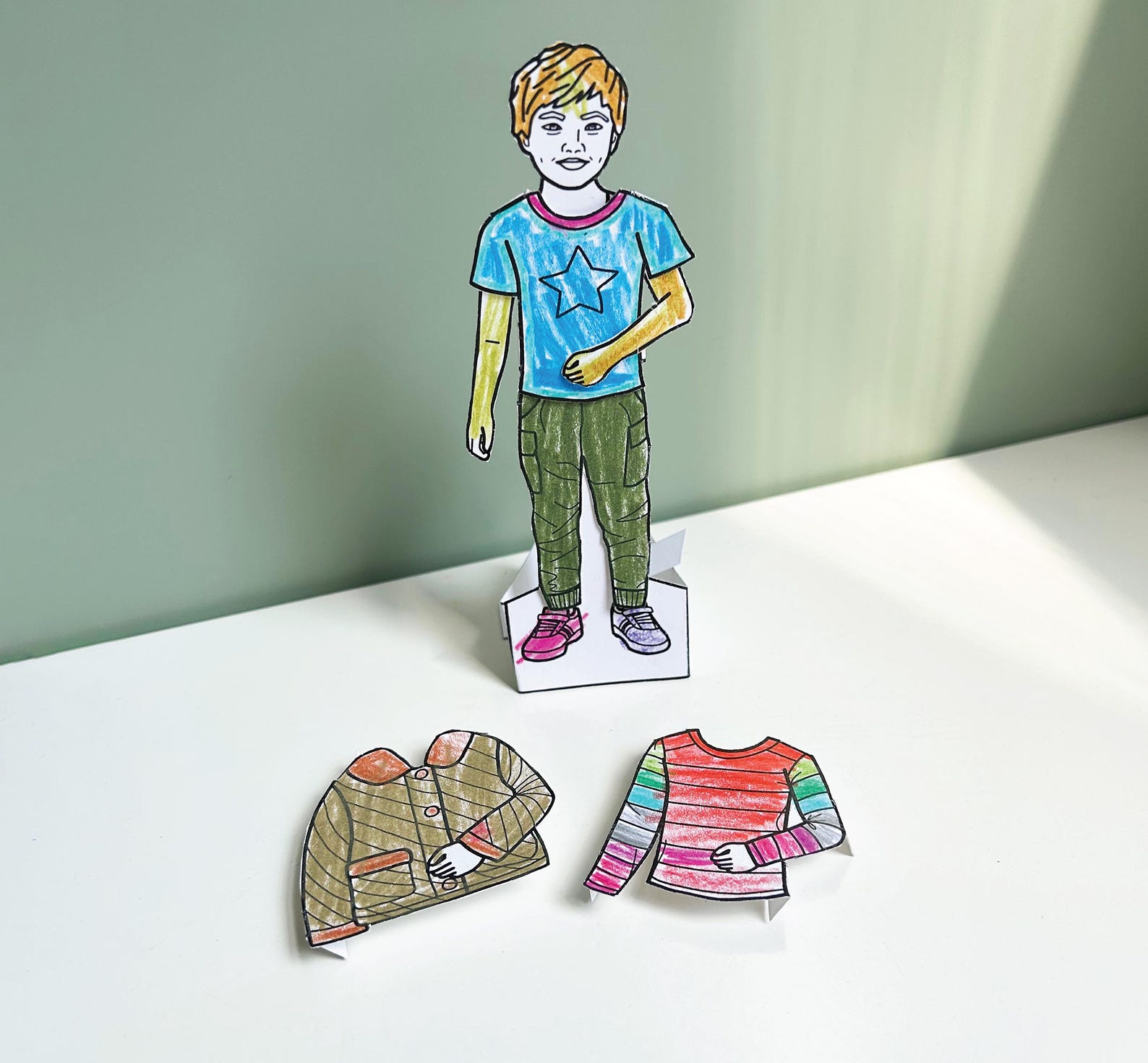 Alex Paper Friend | Realistic Hand-drawn Printable Digital Download ...