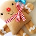Christmas Gingerbread Man and Snowman Softie Toy Sewing Pattern - PDF ...