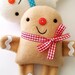 Christmas Gingerbread Man and Snowman Softie Toy Sewing Pattern - PDF ...