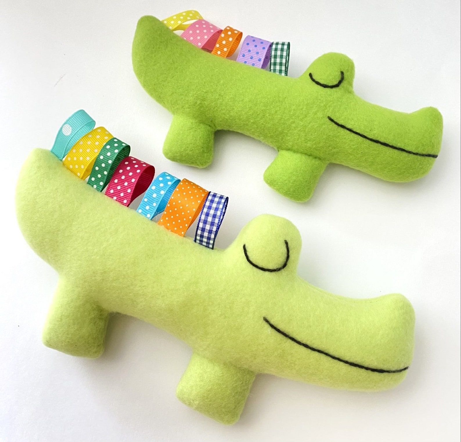 Gator Baby Softie Toy Sewing Pattern PDF Epattern Fleece - Etsy